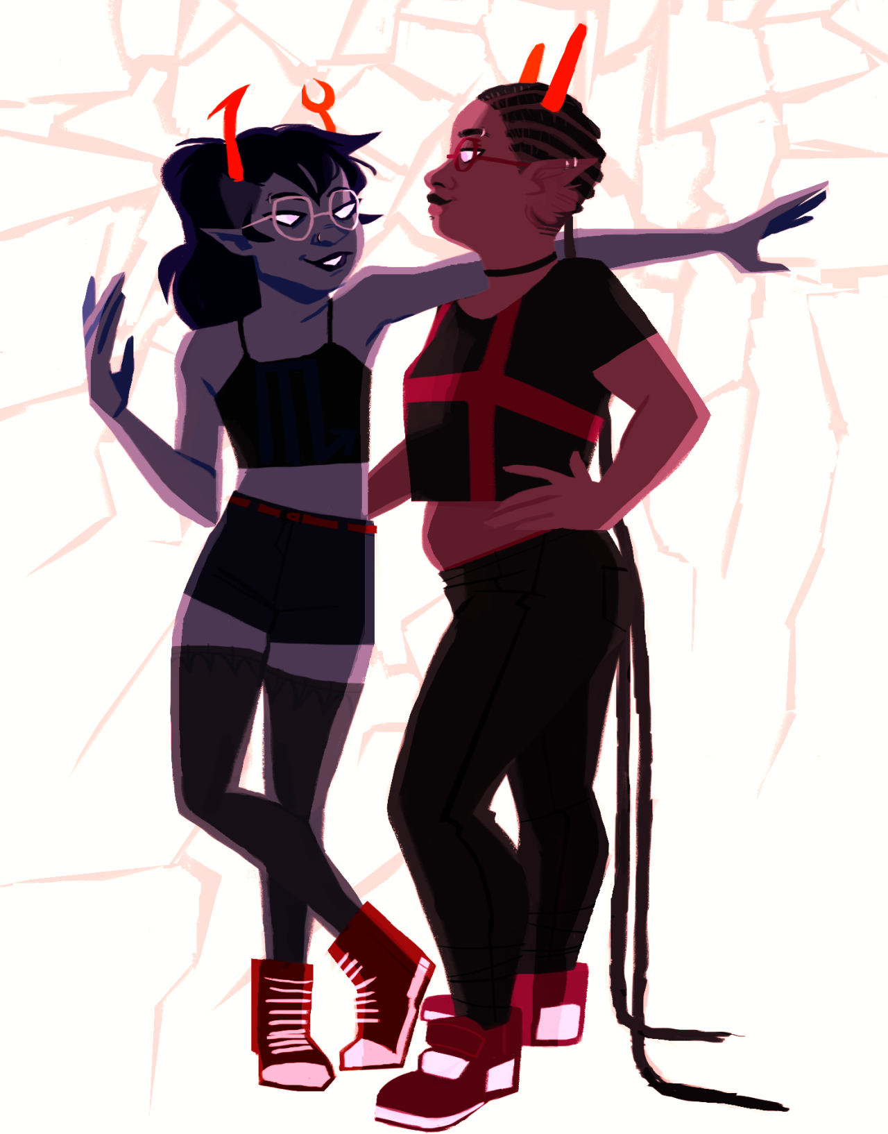 MSPA Booru - alternate hair dancestors hair braid sirens meenah peixes ...