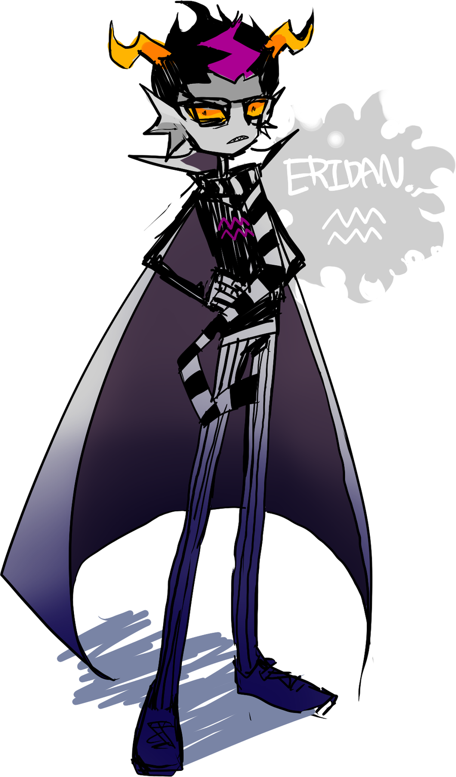 MSPA Booru - 2012 beta24 eridan ampora solo text zodiac symbol | 45751