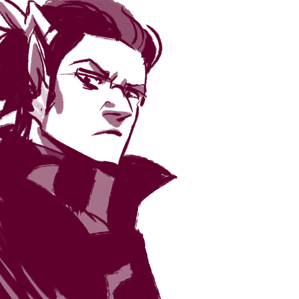 MSPA Booru - eridan ampora headshot monochrome request sketch solo ...