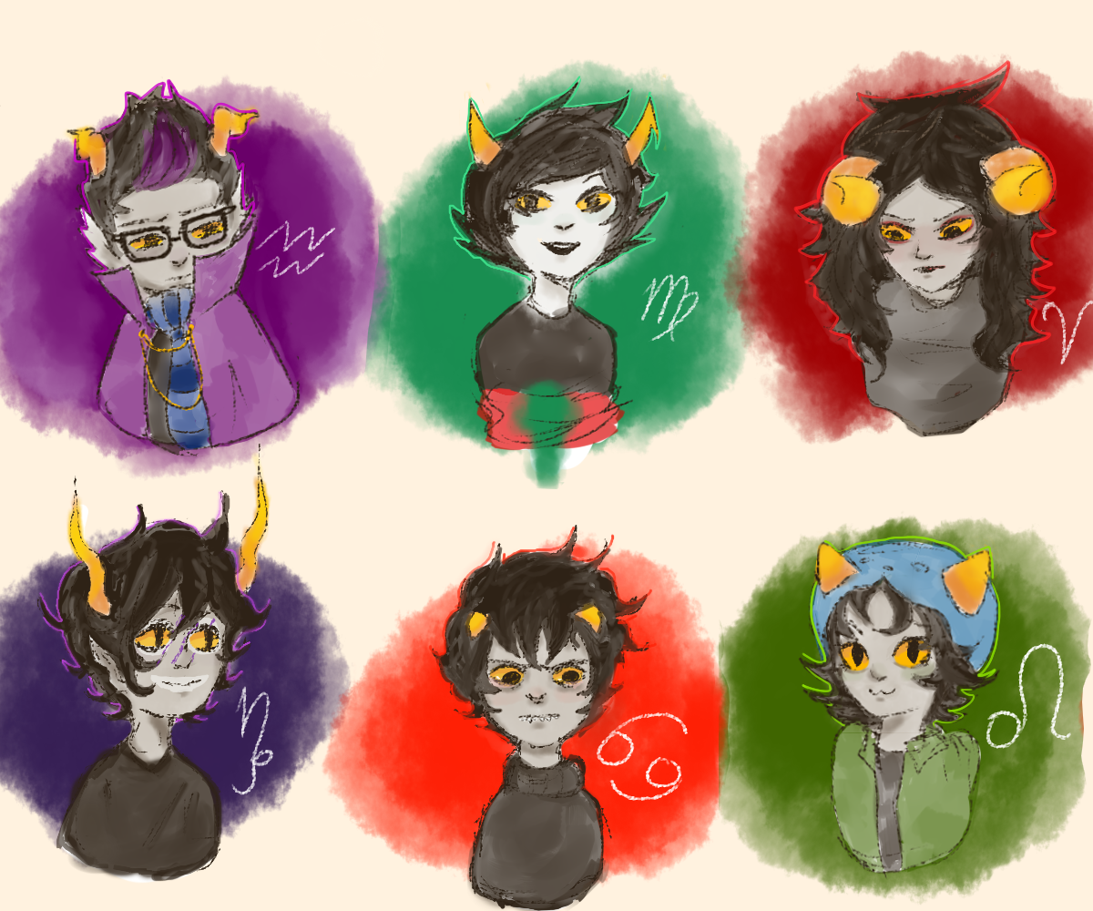 MSPA Booru - aradia megido blood eridan ampora fotophest gamzee makara ...