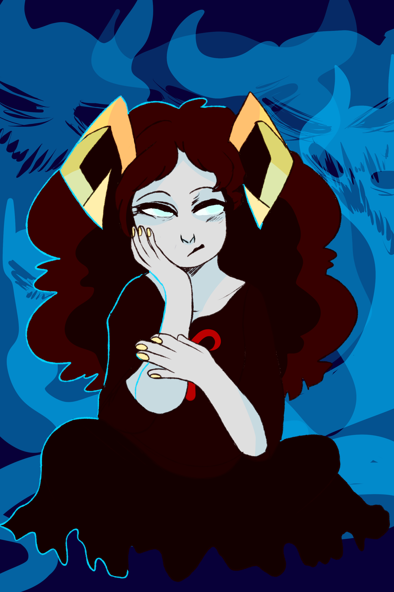 MSPA Booru - aradia megido dead aradia ghosts solo trickortrickkid | 65684