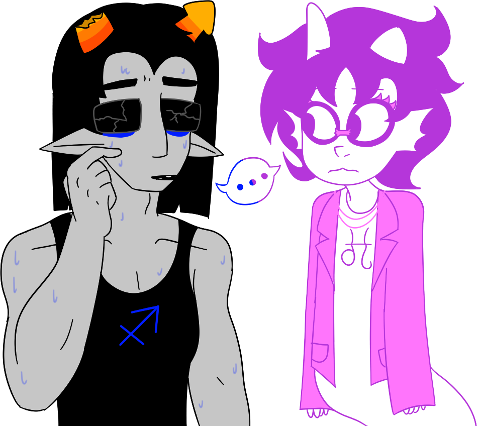 MSPA Booru - equius zahhak fefetasprite skyisabigloser sprite sweat ...