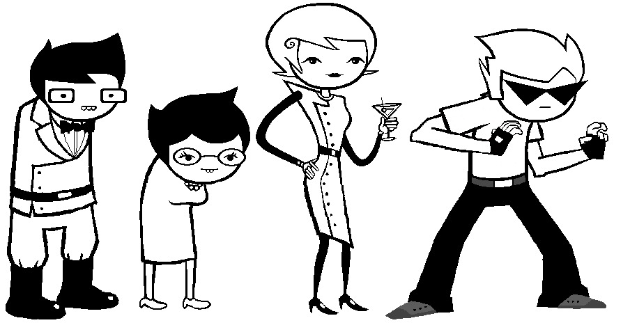 MSPA Booru - 2012 alpha kids bro cocktail glass dirk strider grandpa ...