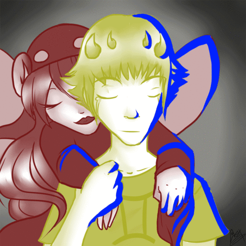 MSPA Booru - 2spooky animated aradia megido godtier hat maid psiioniiclove redrom shipping ...