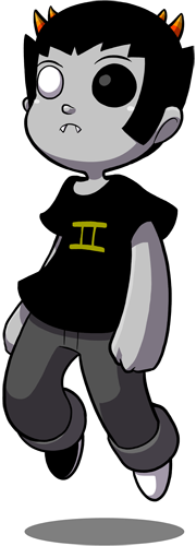 MSPA Booru - cubewatermelon half ghost midair no glasses sollux captor ...