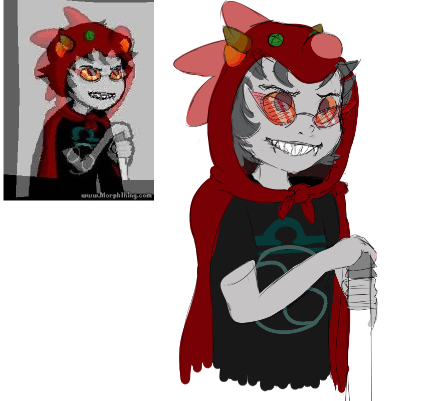 MSPA Booru - broken source dragon cane dragon cape karkat vantas mage ...