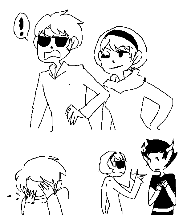 MSPA Booru - ! arijandro crying dave strider glasses added glassesswap ...