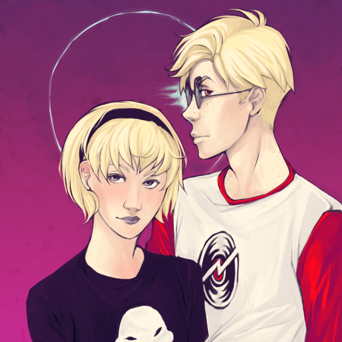 MSPA Booru - black squiddle dress bottleshark dave strider red baseball ...