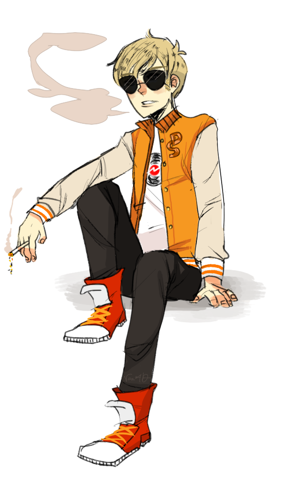 MSPA Booru - 2012 casual dave strider fashion smoking solo soullux | 70303