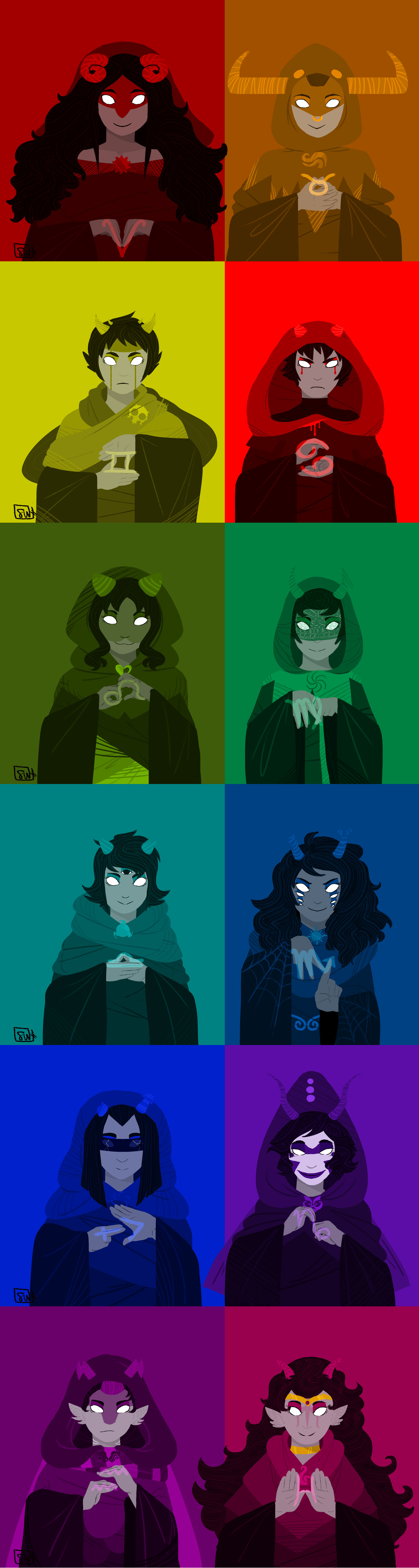 MSPA Booru - alternians aradia megido aspect symbol au blood aspect ...