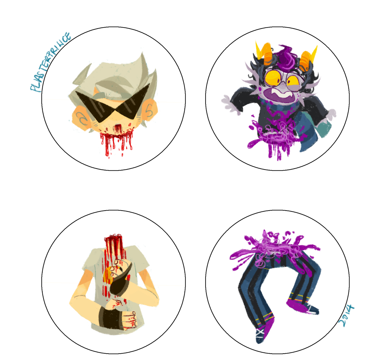 MSPA Booru - blood decapitation dirk strider eridan ampora ...