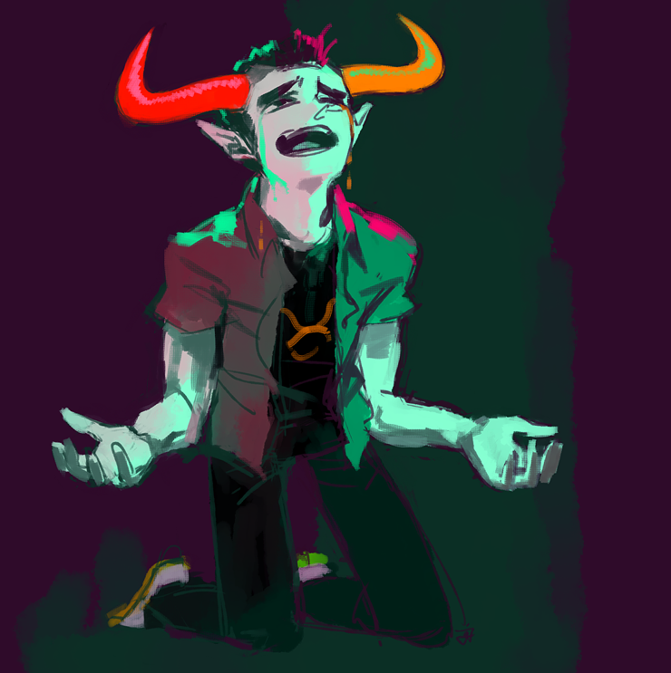 MSPA Booru - broken source crying ket kneeling solo tavros nitram | 96048