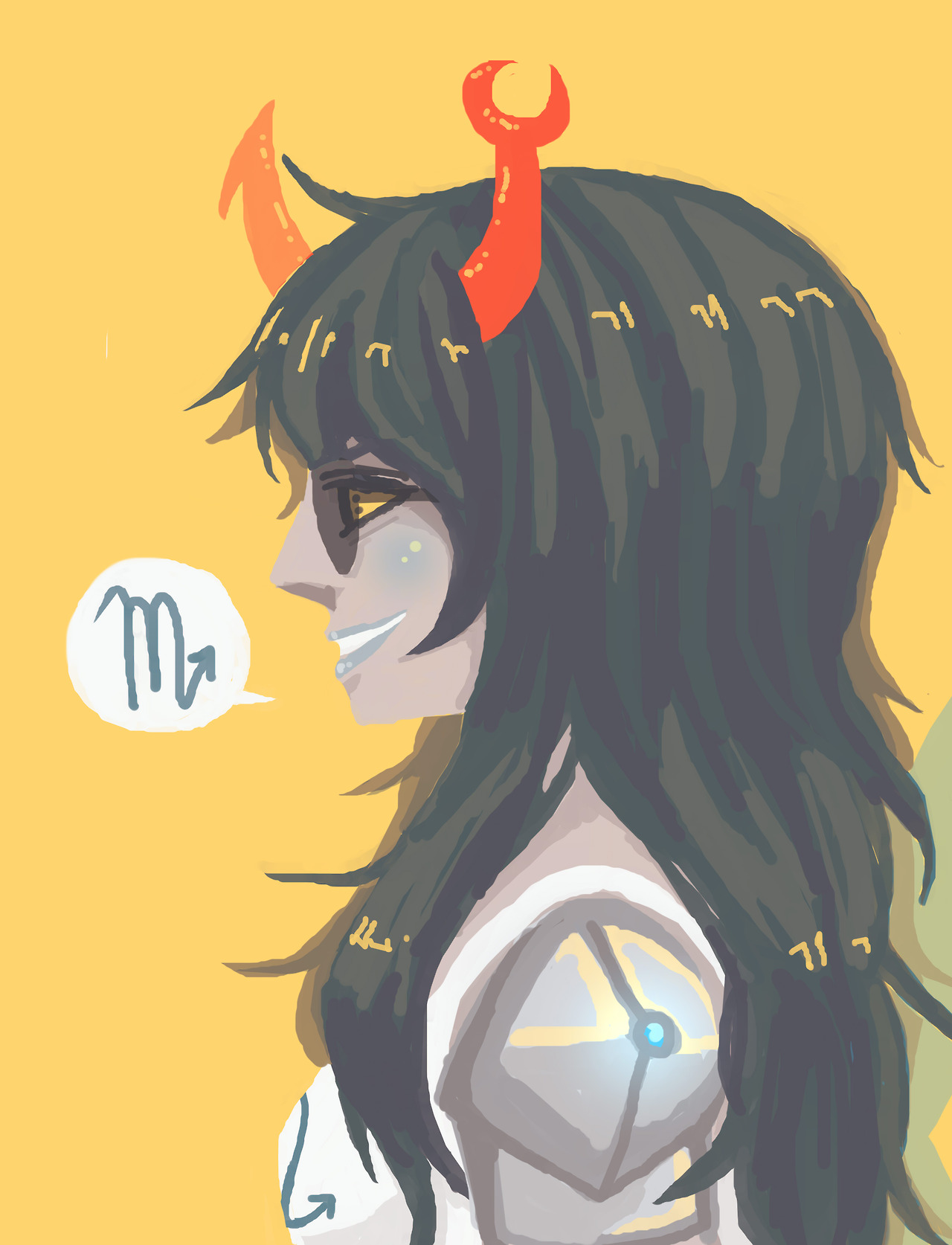 MSPA Booru - artificial limb fairy dress profile solo vriska serket ...