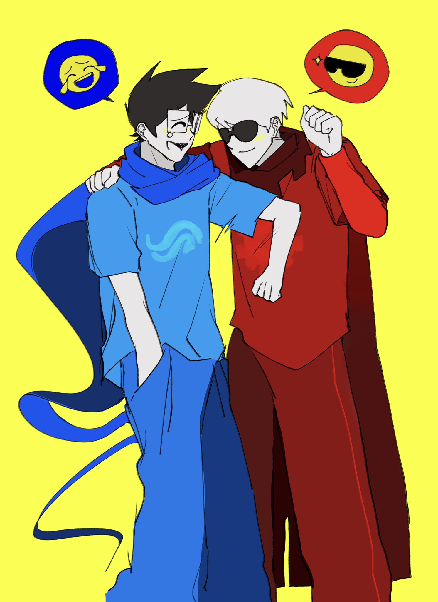MSPA Booru - 2025 arm around shoulder beloz hs breath aspect crying ...