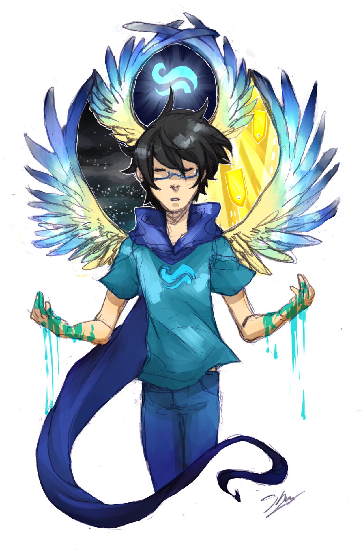 MSPA Booru - aspect symbol breath aspect godtier heir john egbert ...