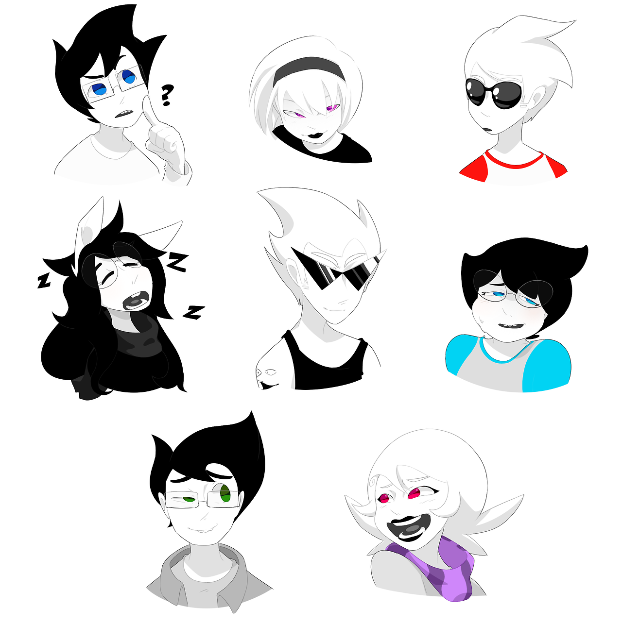 MSPA Booru - ? all kids alpha kids beta kids dave strider dirk strider ...
