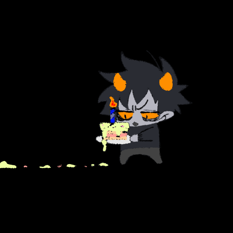 MSPA Booru - 2023 cake chibi enochmoller food karkat vantas solo ...