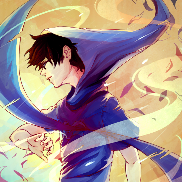 MSPA Booru - cover art godtier heir john egbert profile racheme solo ...