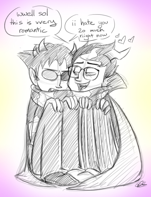 MSPA Booru - eridan ampora erisol heart loscomicos pencil redrom scarf ...