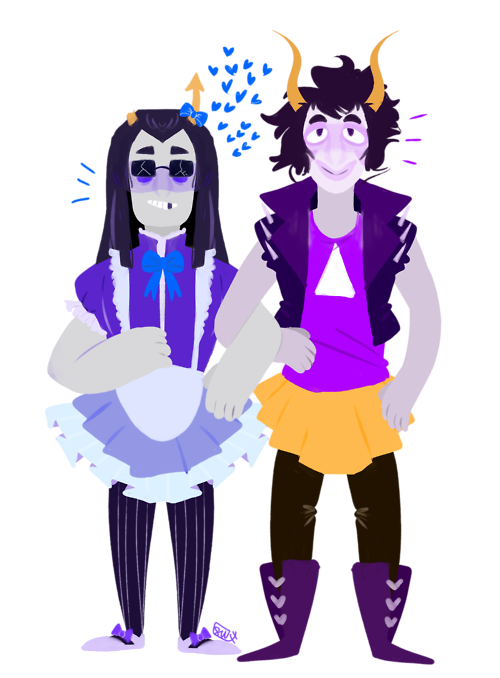 MSPA Booru - crossdressing equius zahhak gamzee makara heart high horse ...