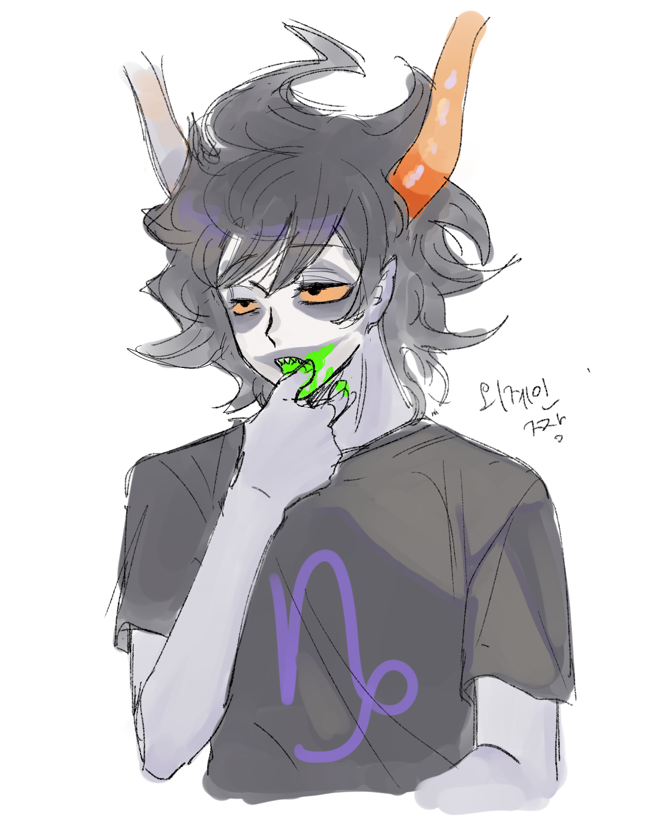 MSPA Booru - 2020 gamzee makara language:korean nihlllsm solo sopor ...