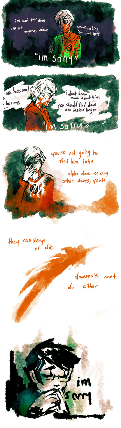 MSPA Booru - blood comic dave strider felt duds john egbert kotijumi ...