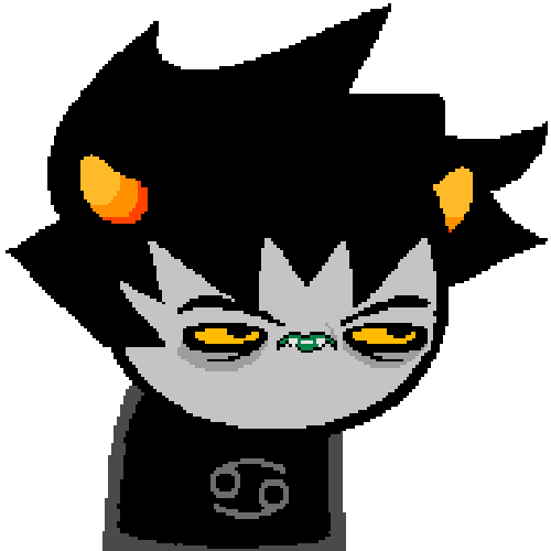 MSPA Booru - animated karkat vantas shinxflash solo sprite mode squirrel245 | 145163