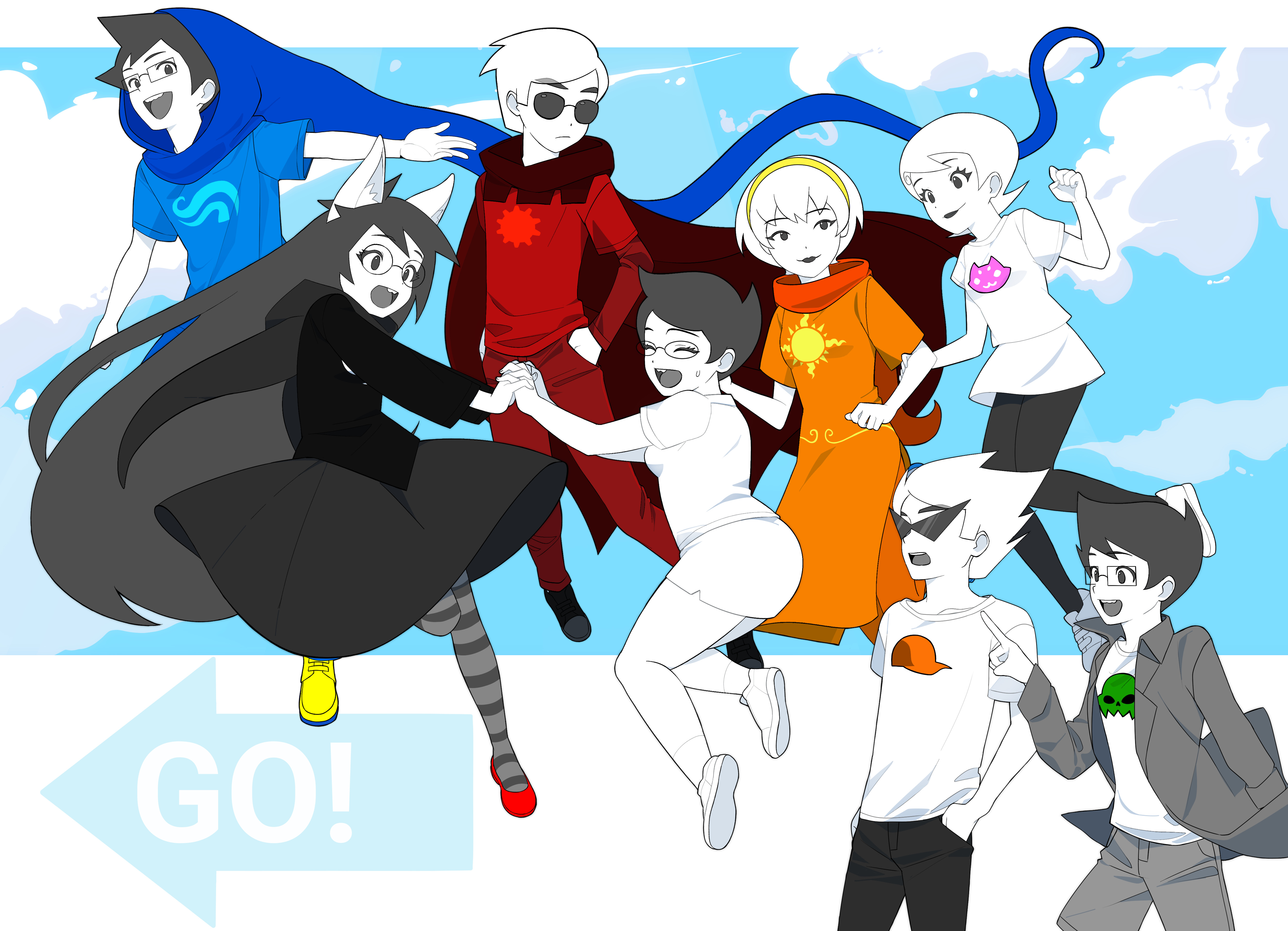 MSPA Booru - 2025 all kids alpha kids beta kids breath aspect clouds dave strider dirk strider ...