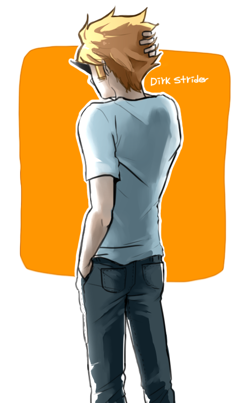 MSPA Booru - back angle dirk strider libertine623 solo starter outfit ...