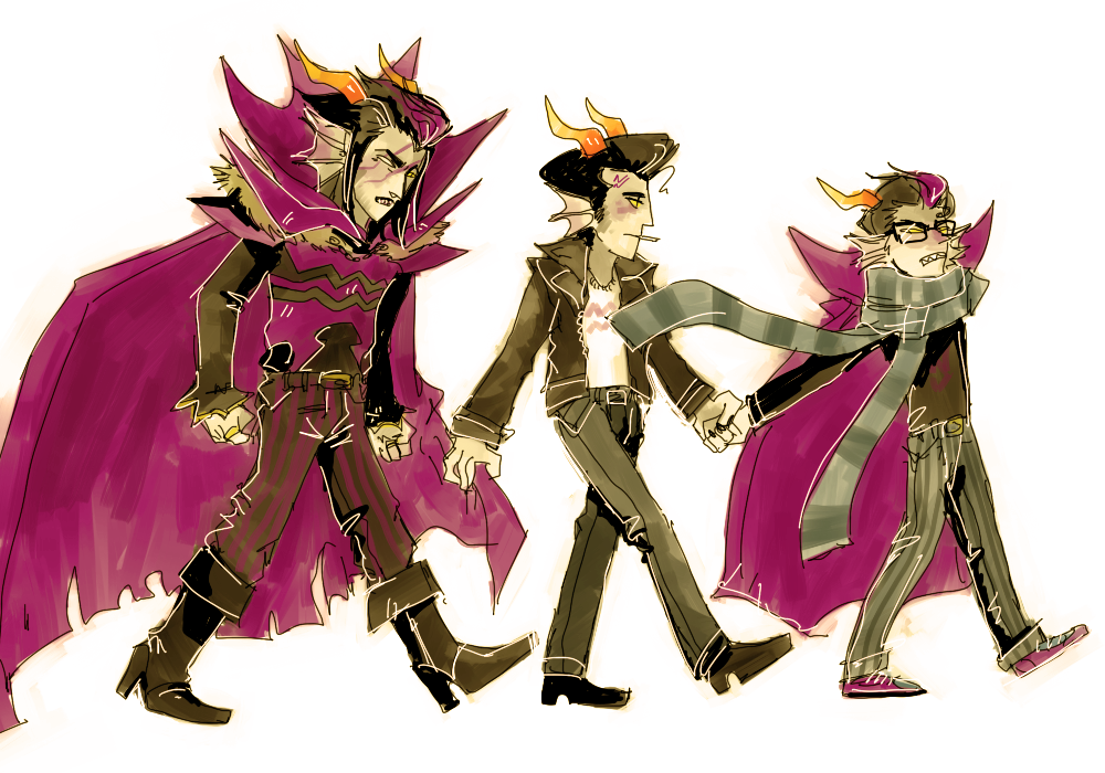 MSPA Booru - amporas ancestors bardofgrope biker outfit cronus ampora ...
