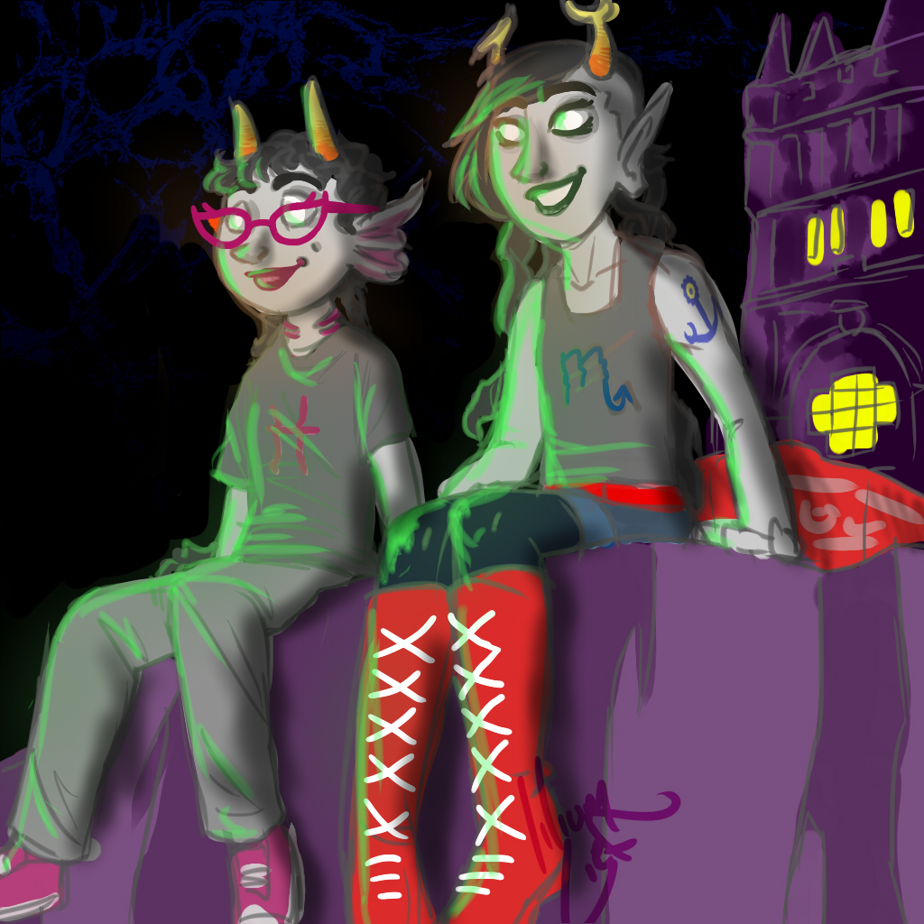 MSPA Booru - alternate hair body modification dancestors liliumlief ...