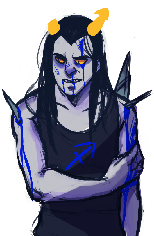 MSPA Booru - blood casenpr0n equius zahhak no glasses solo | 169196