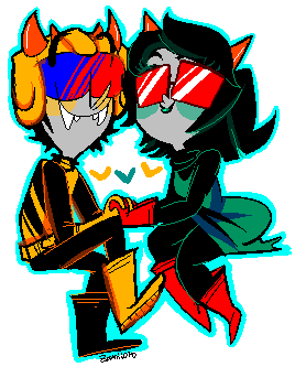 MSPA Booru - dancestors deleted source dream ghost holding hands latula ...