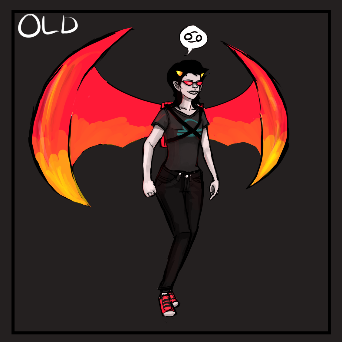 MSPA Booru - jamesab rocket wings solo terezi pyrope word balloon ...