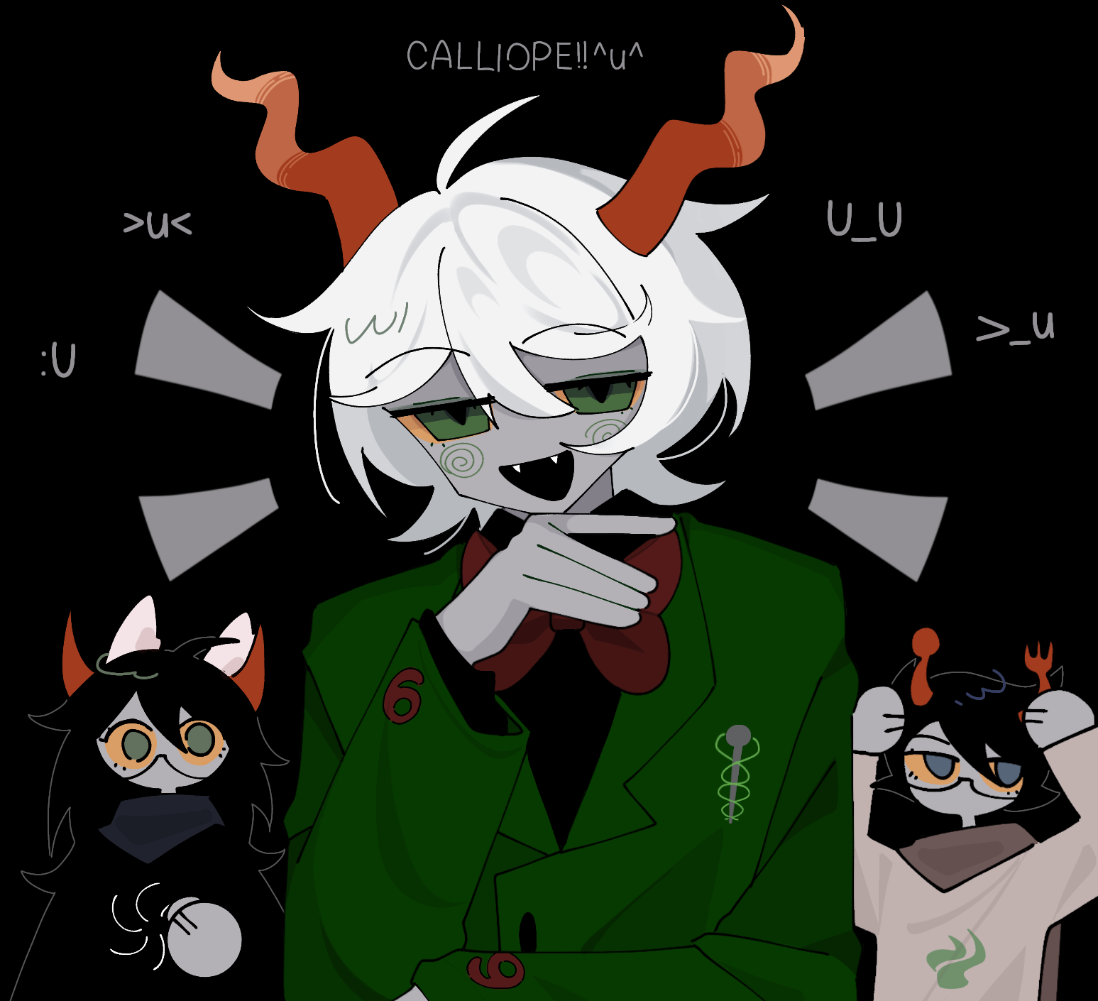 MSPA Booru - 2022 callie ohpeee calliope dogtier godtier jade's ...