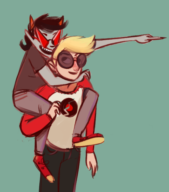 MSPA Booru - alizabith carrying coolkids dave strider red baseball tee ...