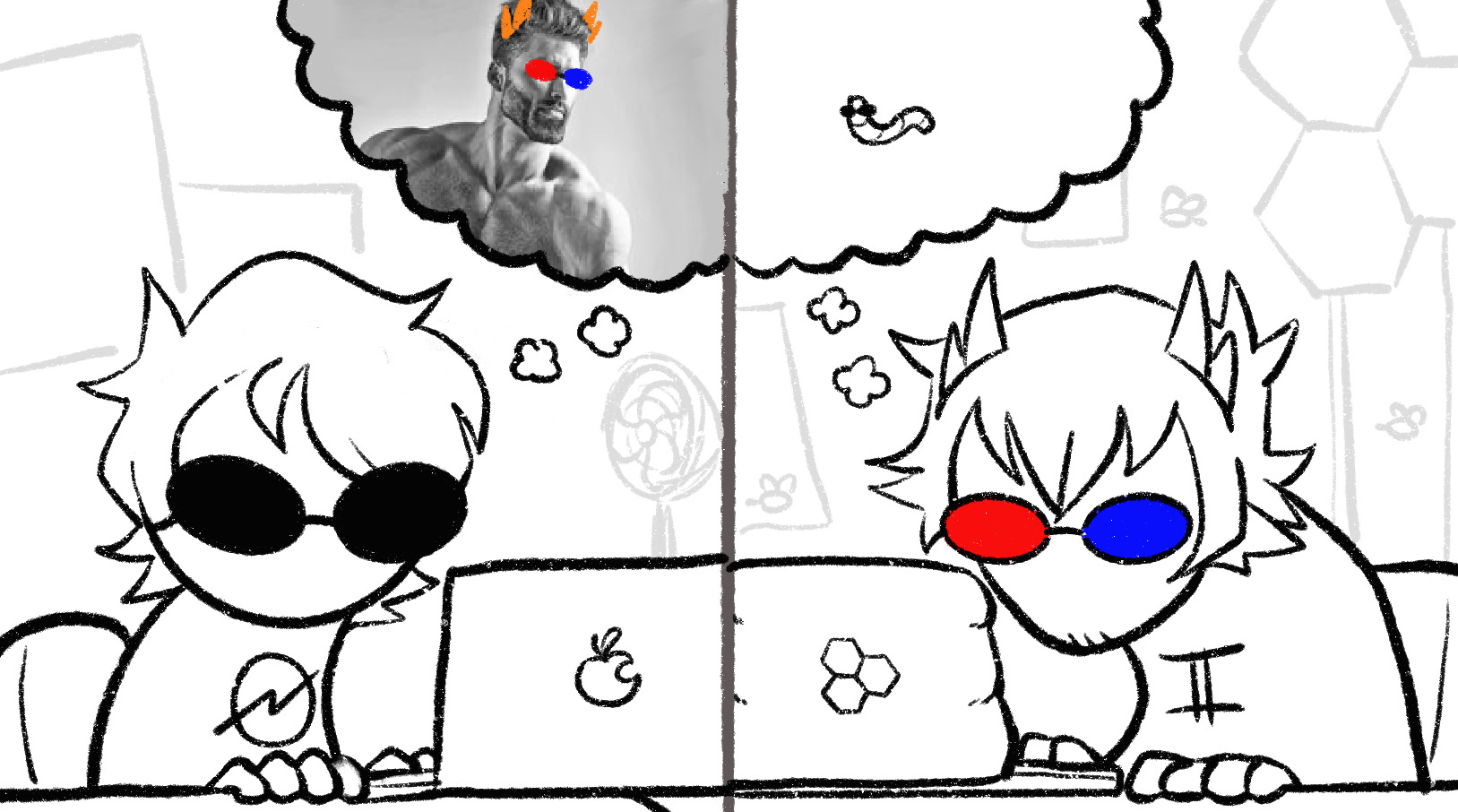 MSPA Booru - 2023 applebees bees computer dave strider fullres gigachad ...