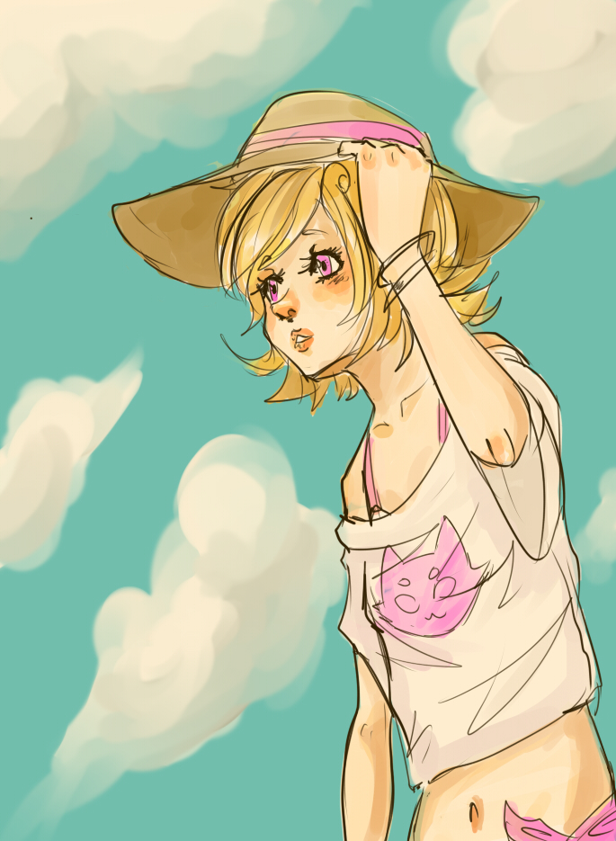 MSPA Booru - clouds hat roxy lalonde royallie solo starter outfit | 67467