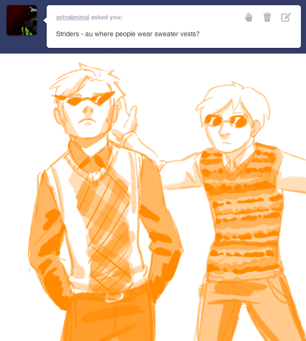 MSPA Booru - casual dave strider dirk strider fashion monochrome ...