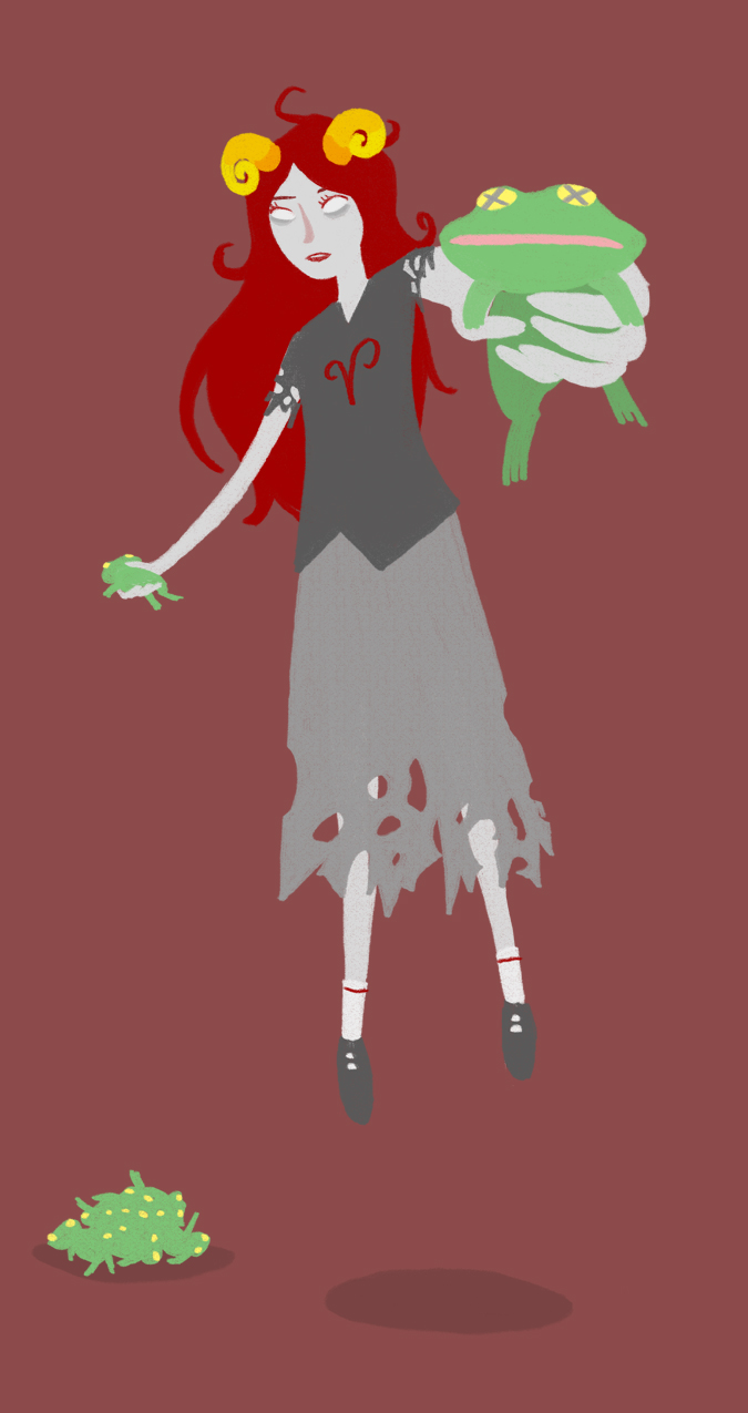 MSPA Booru - aradia megido dead aradia frogs hotyams solo | 113521