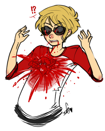 MSPA Booru - ! ? blood dave strider davesprite gore ohgodwhat red ...