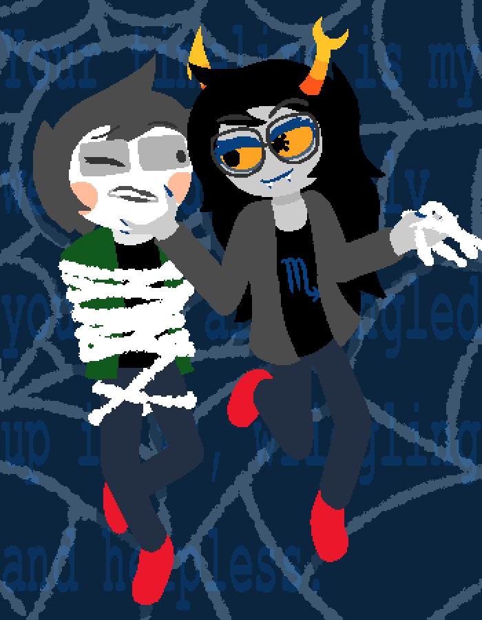 MSPA Booru - 2022 blush bondage fullres gendertrickster john's vriska ...