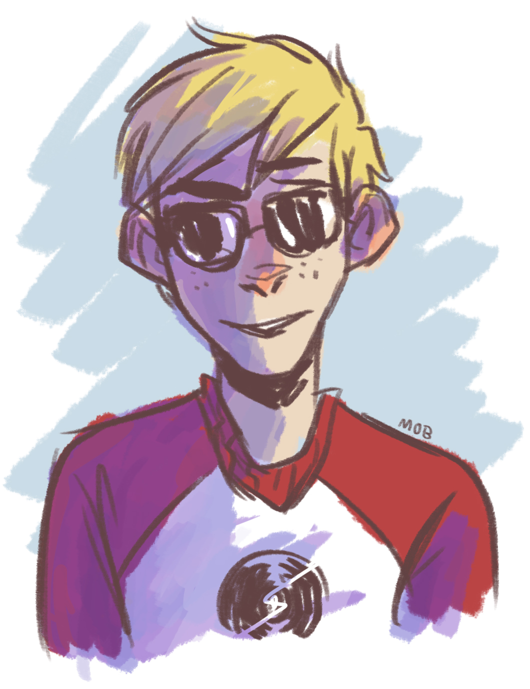 MSPA Booru - dave strider freckles headshot mobble red baseball tee ...