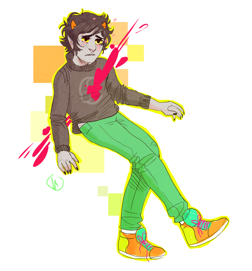 MSPA Booru - blood crying karkat vantas miraliese solo | 102854