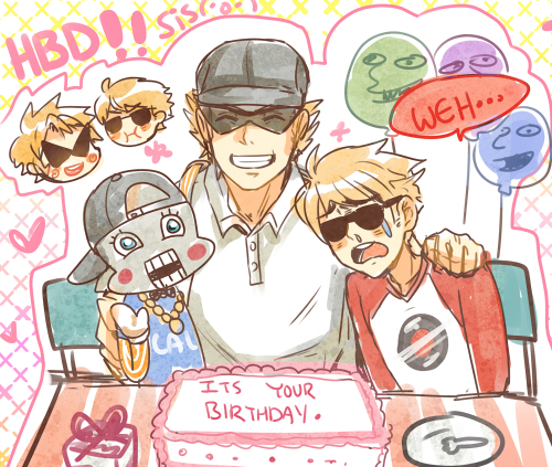 MSPA Booru - 2012 bro cake crying dave strider happy birthday message ...