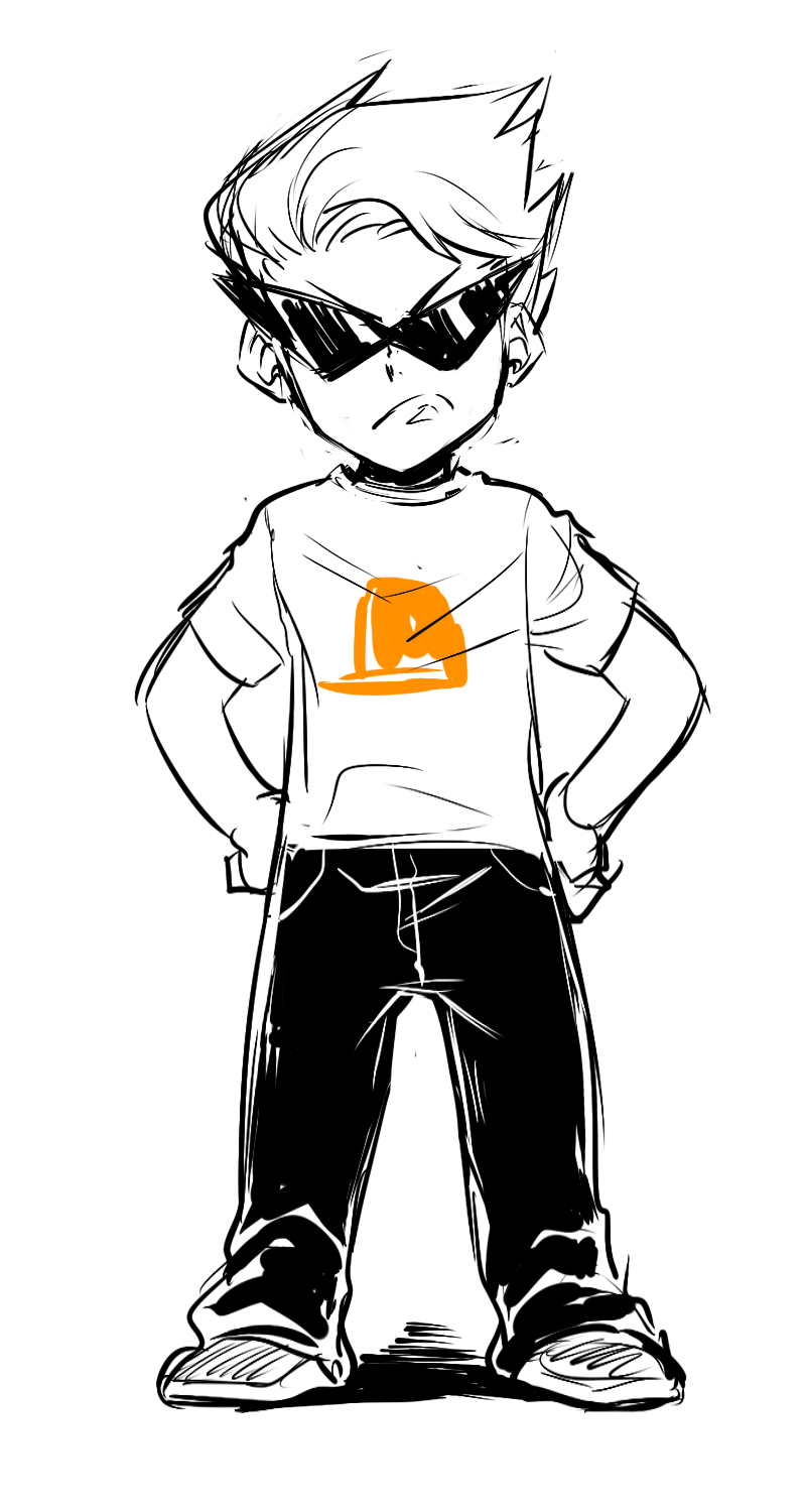 MSPA Booru - dirk strider fire-cycle highlight color solo starter ...