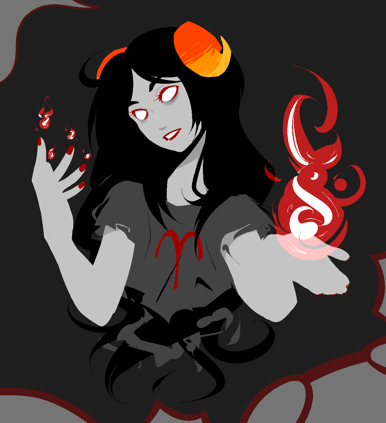 MSPA Booru - aradia megido cylem dead aradia psionics solo | 93275