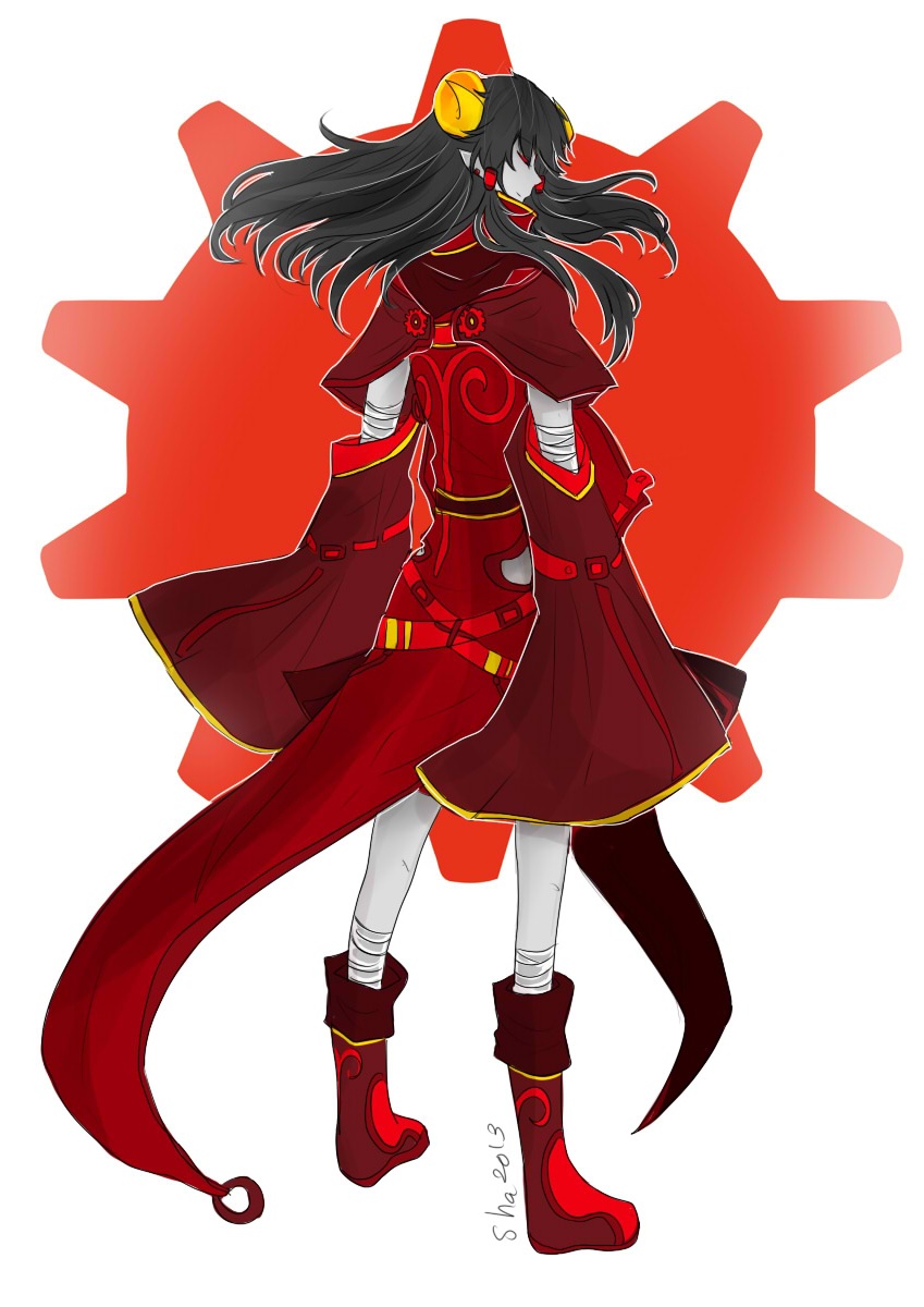 MSPA Booru - aradia megido aspect symbol au back angle fashion ...