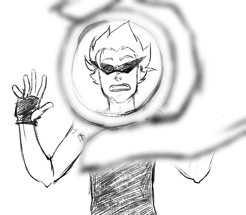 MSPA Booru - dirk strider grayscale panel redraw roxy lalonde strong ...