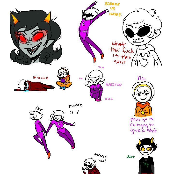 MSPA Booru - crying dave strider dirk strider dreamself godtier kanaya ...